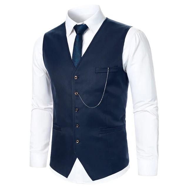 Men's Suit Vest Chain | Metal Suit Vest Coat | Mens Suit Vest | Zhelin ...
