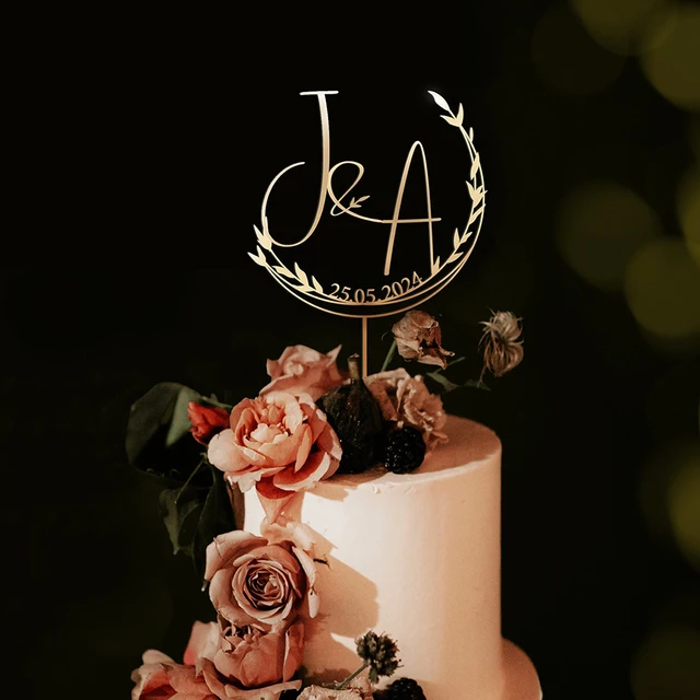 Name wedding cake toppers 60 photos - Astyledwedding.com