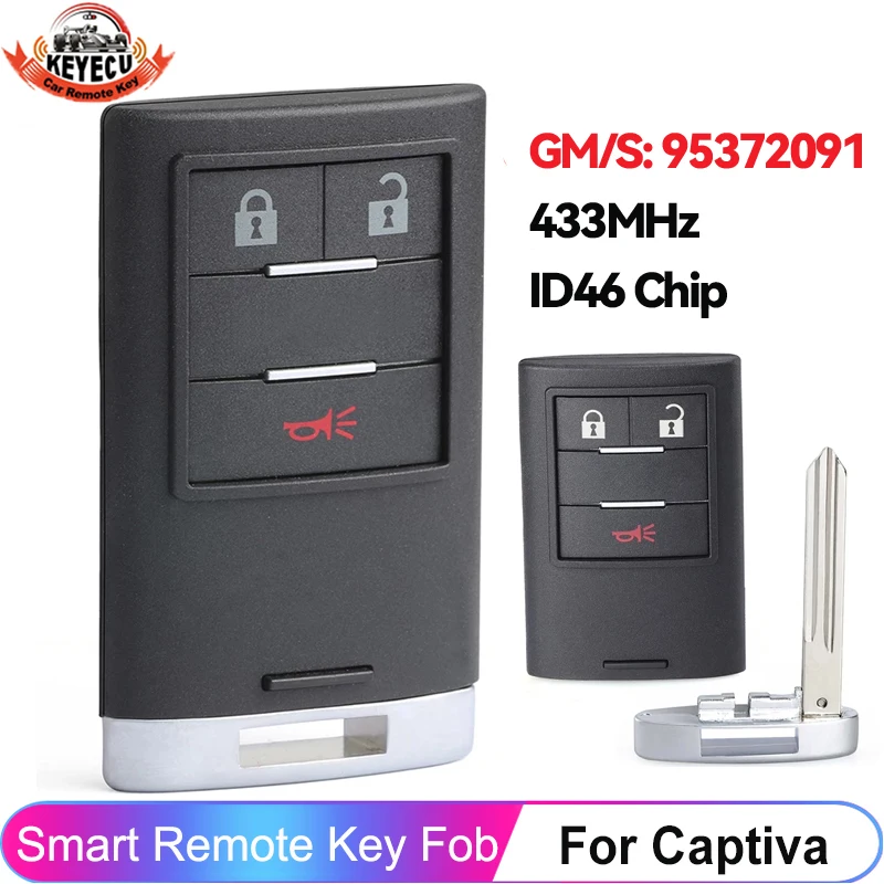 KEYECU-mando-a-distancia-con-Chip-ID46-3-botones-GM-S-95372091-para ...