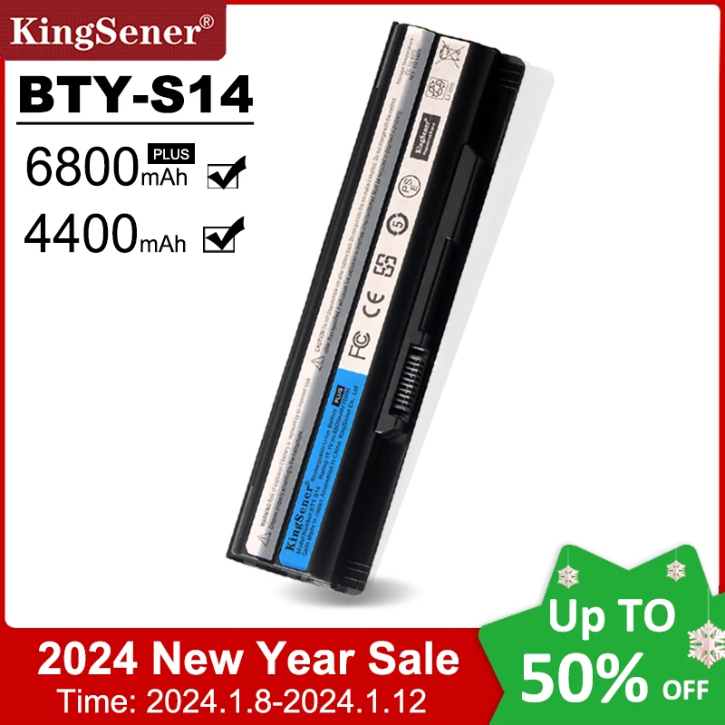 KingSener-6800mAh-BTY-S14-Laptop-Battery-For-MSI-GE70-GE60-FX720-GE620 ...