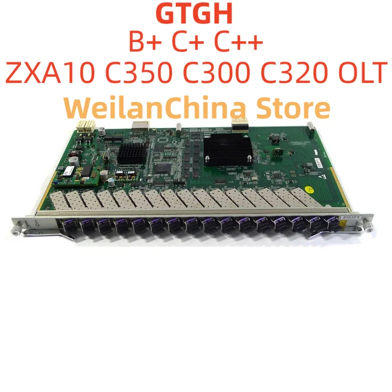 GTGH Original 16 Ports GTGH GPON Interface Board Placa with Full SFP Module Class B+ C+ C++ for ...