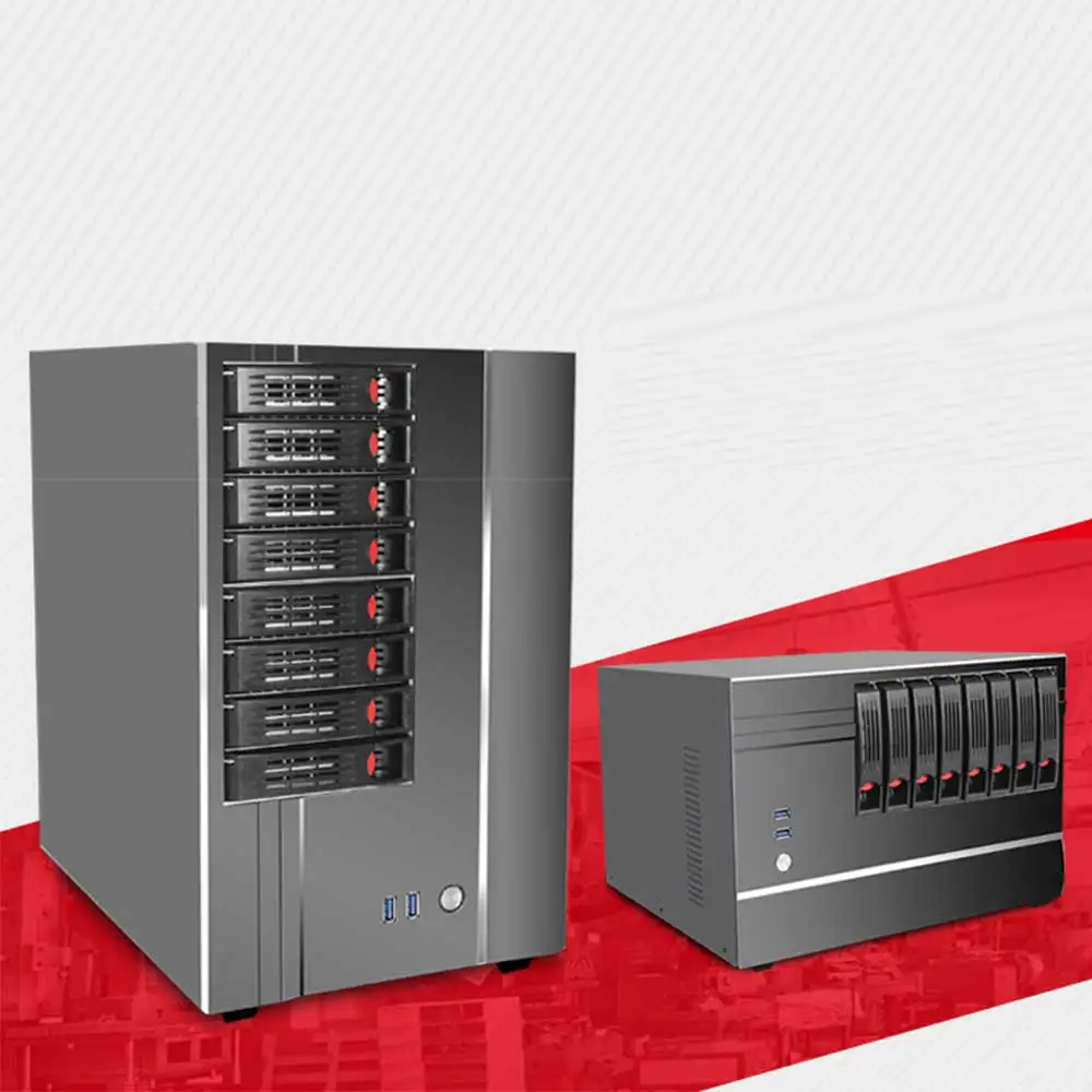 8-bay nas chassis matx motherboard full-height card private cloud ...