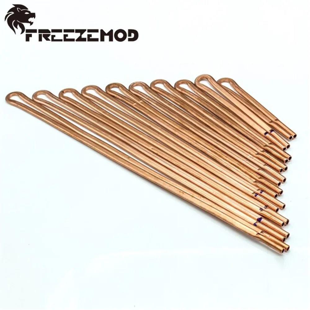 Freezemod-Flat-Copper-Pipe-OD4-5MM-Loop-T2-Pure-Brass-Tube-Heatsink-For ...