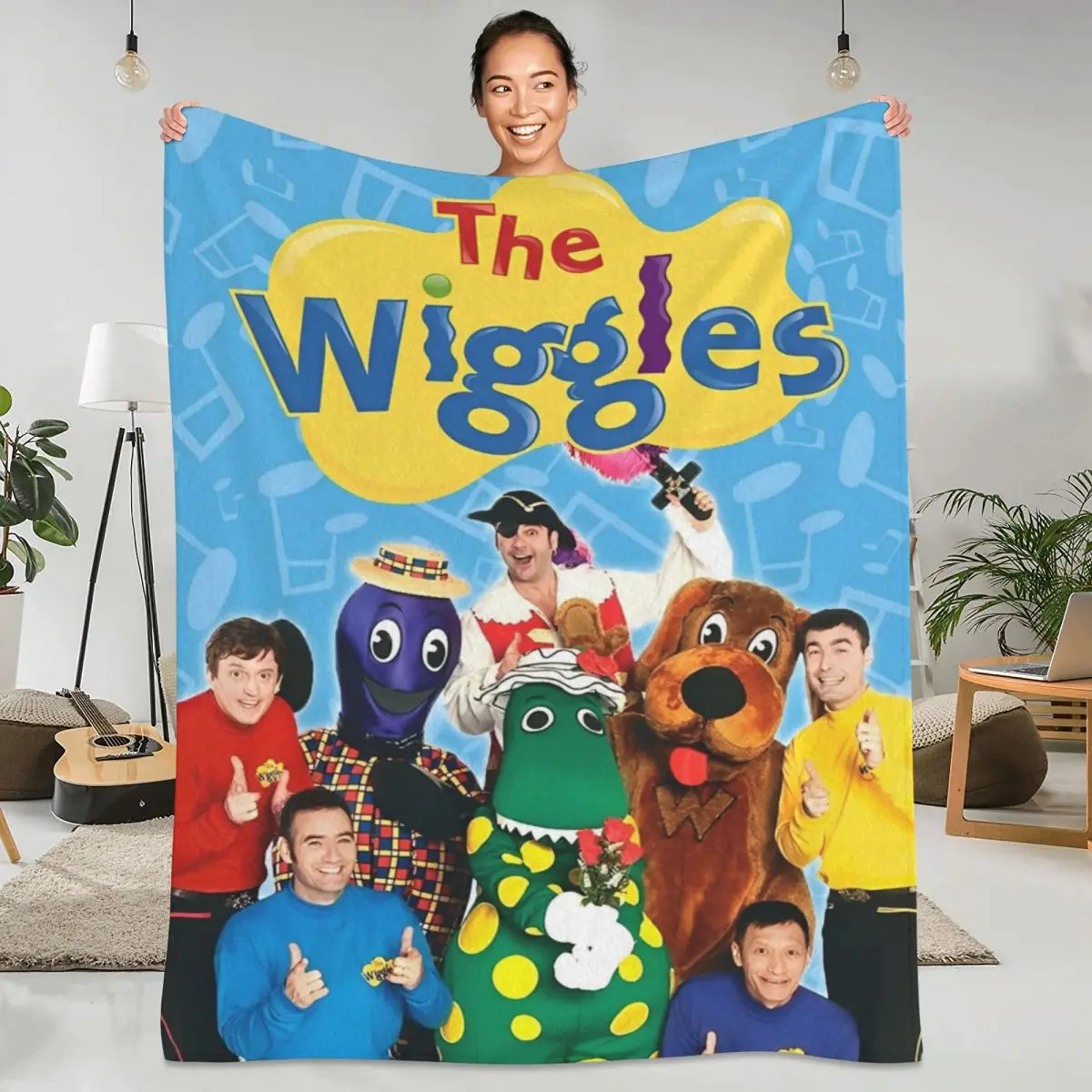 Warm Soft Blankets Travel The Wiggles Bedding Throws Australian ...
