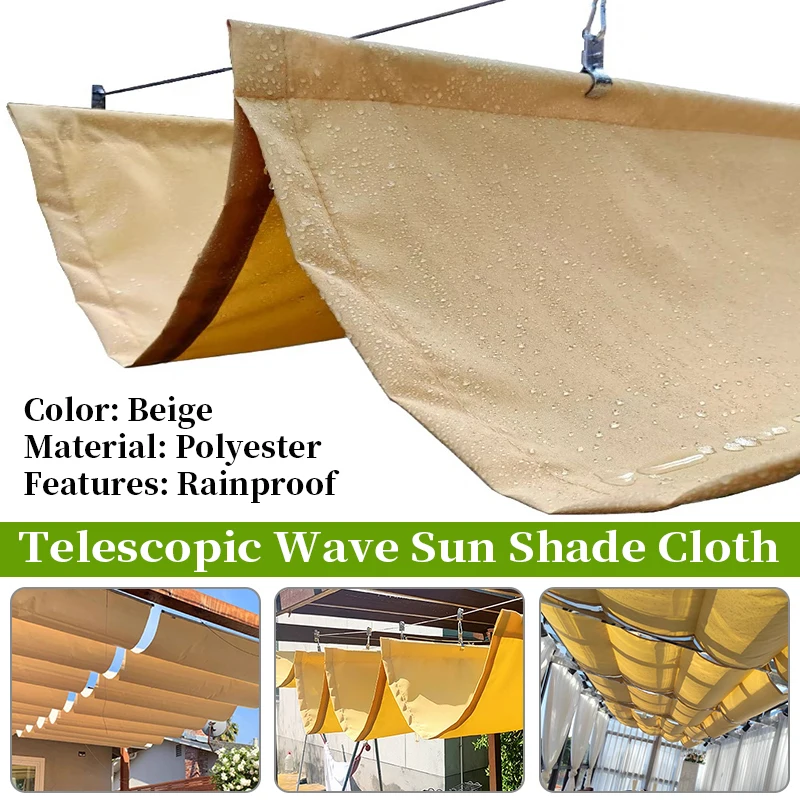 Waterproof-Telescopic-Wave-Sunshade-Sail-Garden-Retractable-Awning ...