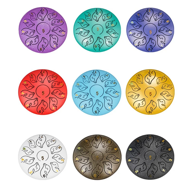 Hollow-Drum-with-Steel-Tongue-Drum-Carefree-Hand-Disc-Drum-Instrument ...