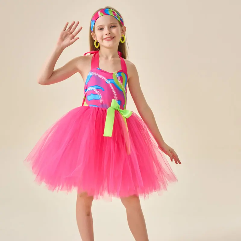 Barbie-Cosplay-Costume-For-Baby-Girl-Dress-Cloth-Christmas-Kid-Up-Sling ...