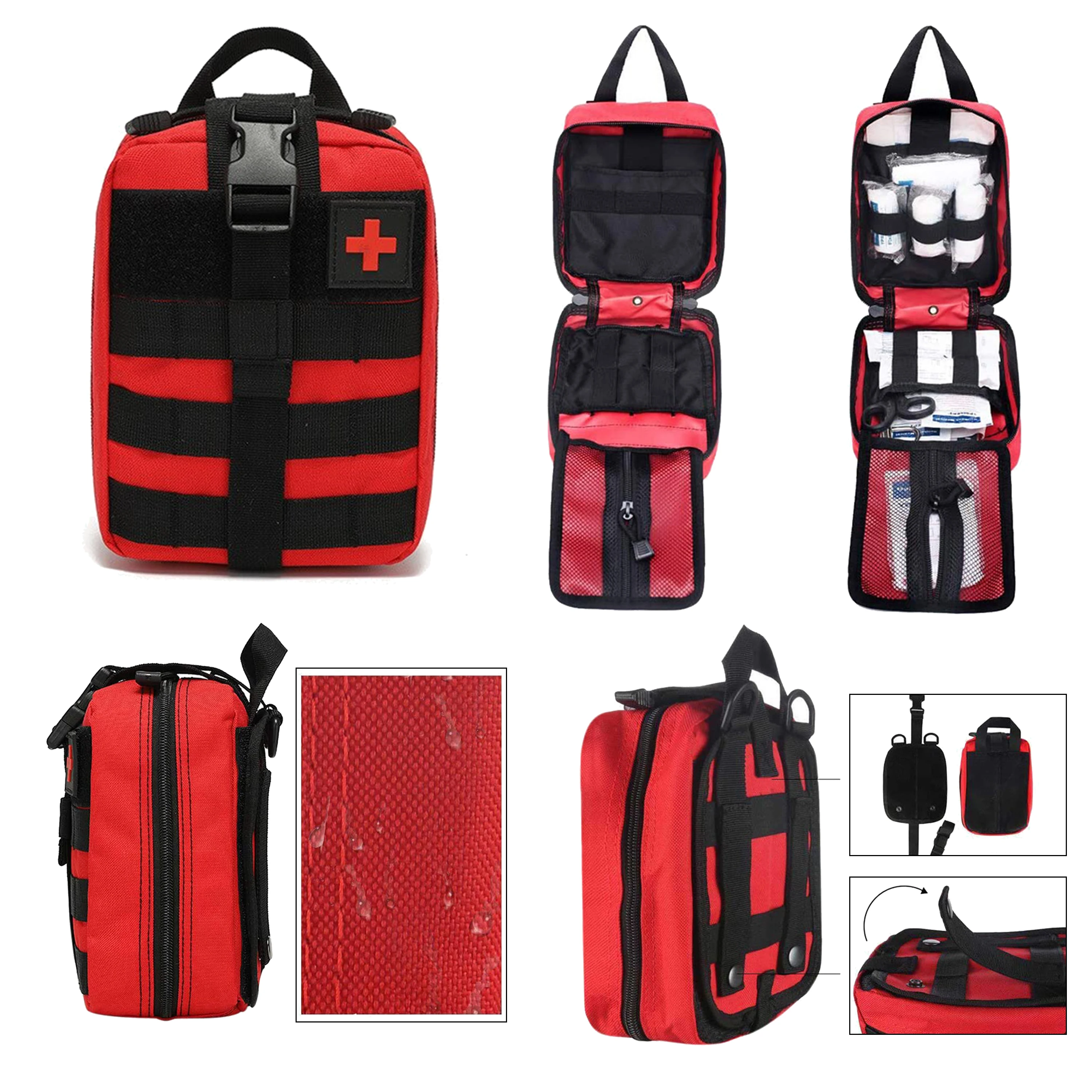 HOT!Rapid Deployment First Aid Kit Tactical Military MOLLE Bag Military ...