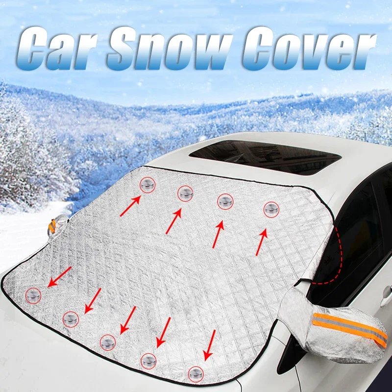Winter-Car-Snow-Shield-Shade-Front-Windshield-Anti-frost-Antifreeze ...