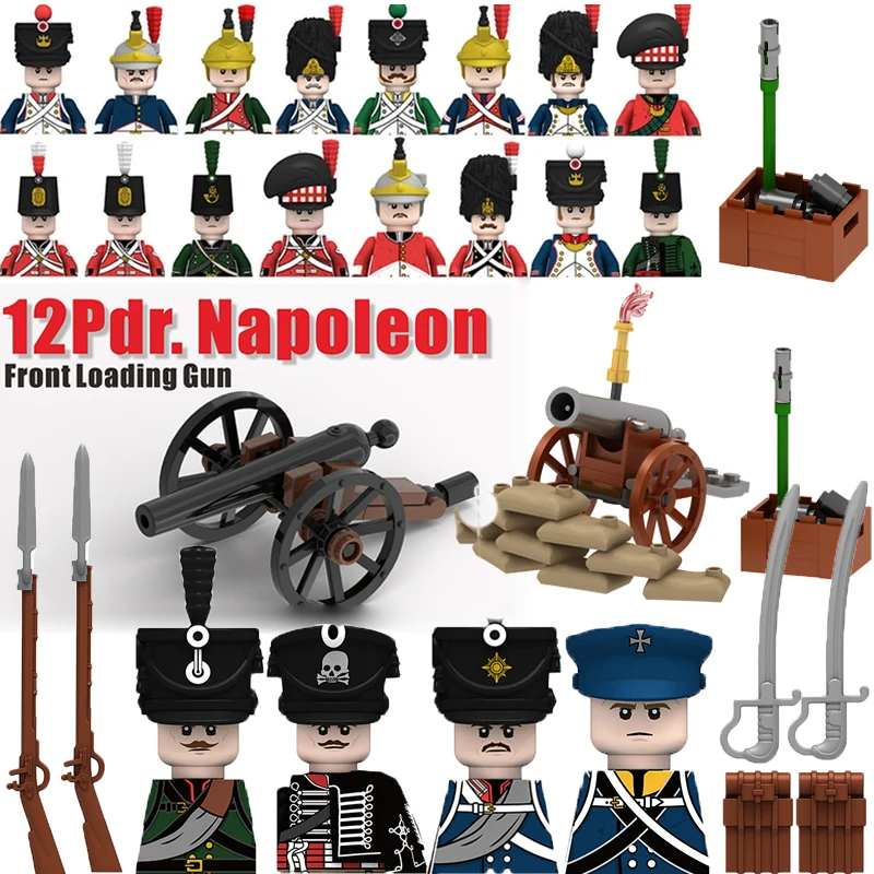 WW2-Napoleon-Army-Napoleonic-Figures-French-Soldiers-Building-Blocks ...