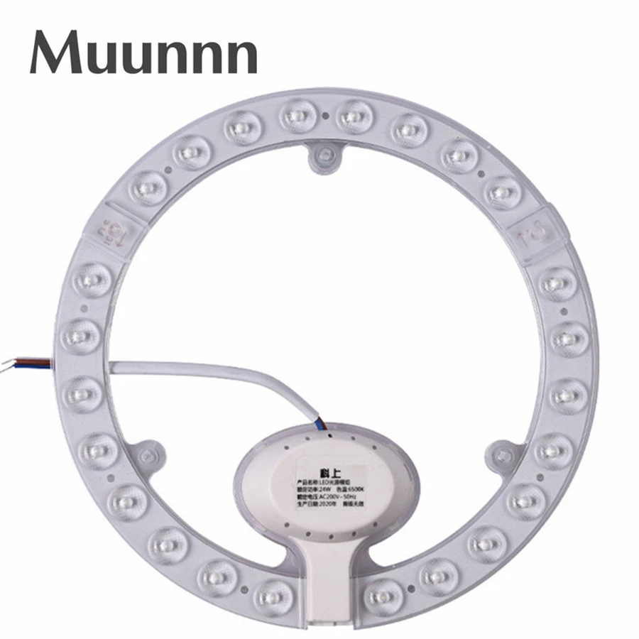 LED Ring PANEL AC220V 240V Circle Light 72W 36W 24W 18W 12W Cold white ...