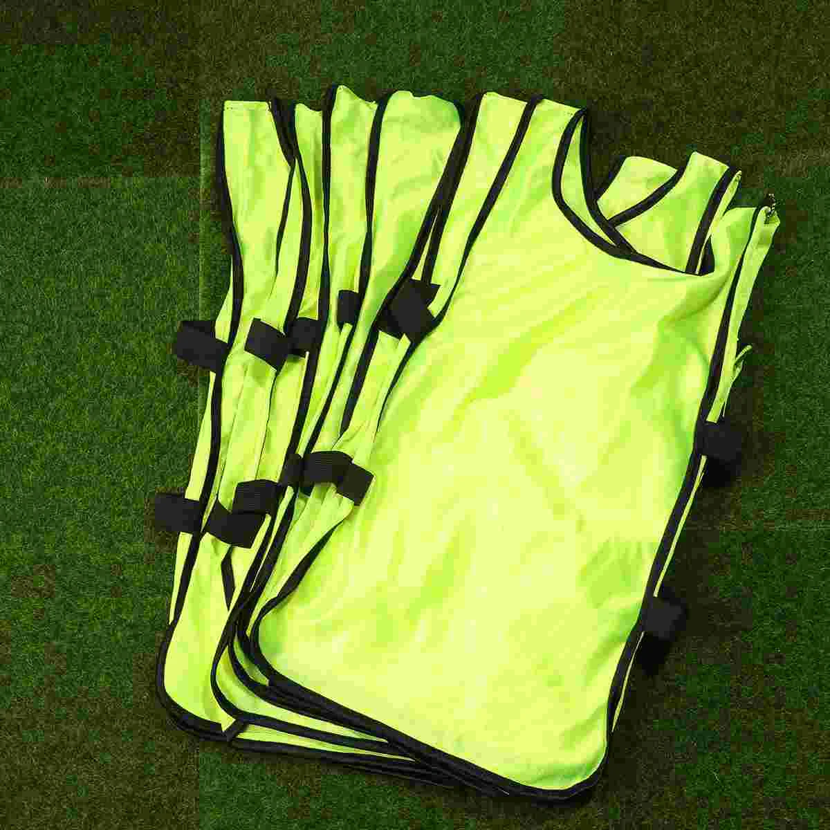 6-Pcs-Training-Vest-Football-Scrimmage-Soccer-Jersey-Waistcoat-Baby-Bib ...