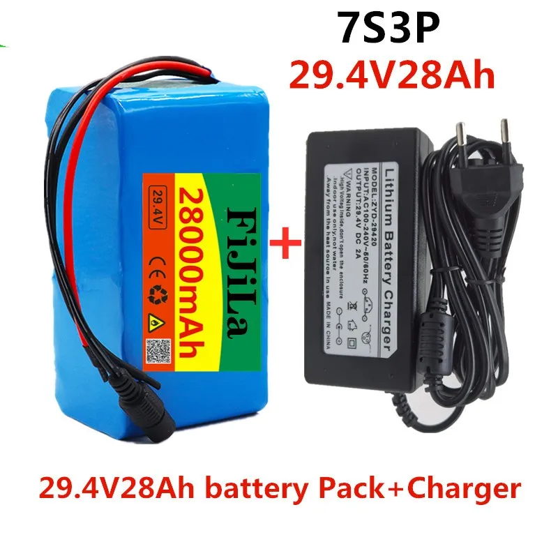 NEW 7s3p 24V 28Ah 18650 Battery Li-ion Battery Pack 29.4V 28000mAh ...