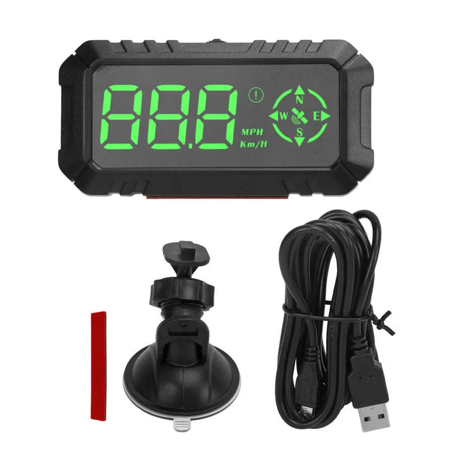 GPS Speedometer Odometer Car HUD Display KM/H MPH Switching for SUV ...