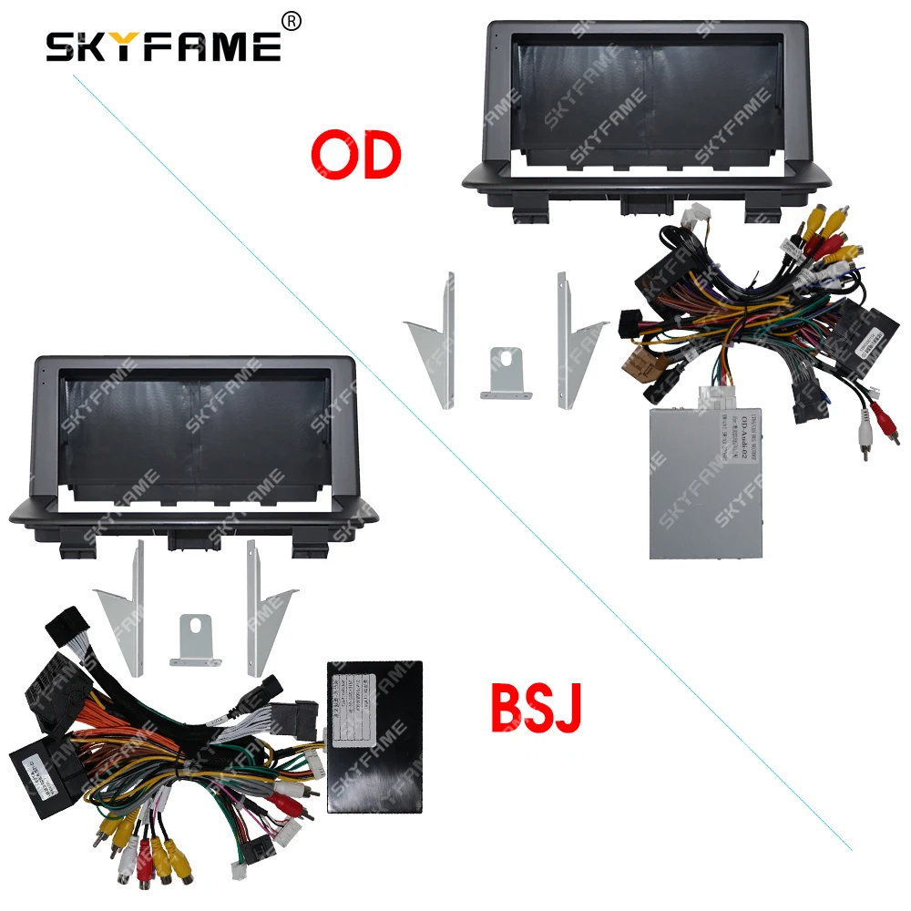 SKYFAME Car Frame Fascia Adapter Canbus Box Decoder Android Radio Audio ...