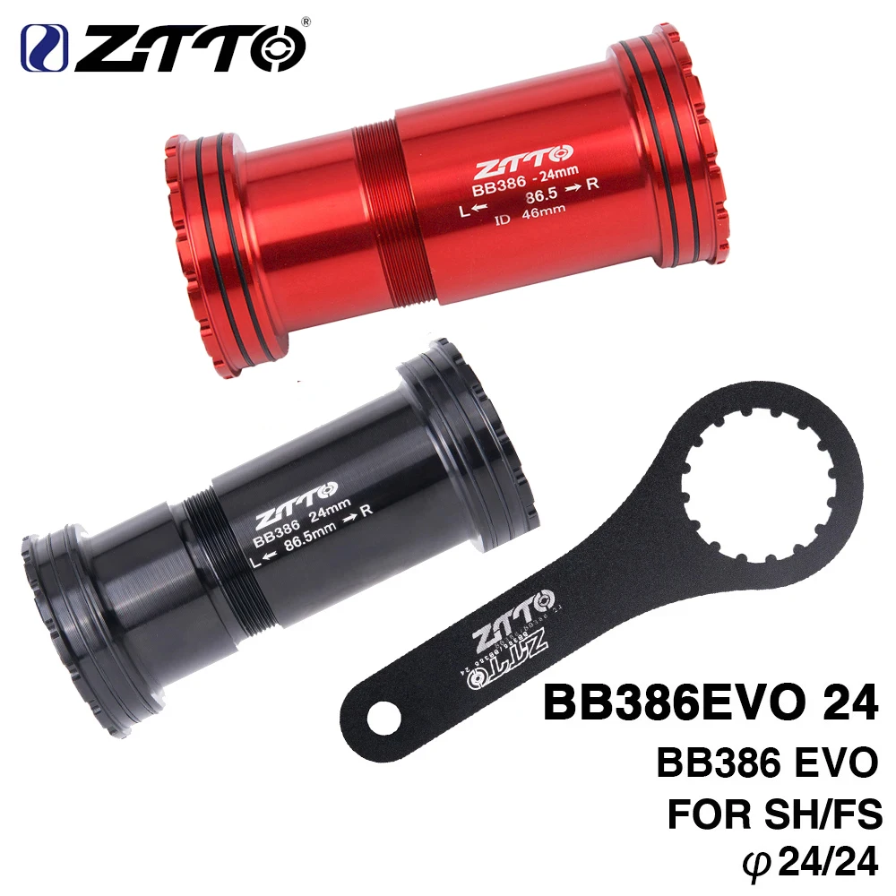 ZTTO-Bicycle-Bottom-Brackets-Axle-BB386-EVO-24-Frame-46mm-Shell ...