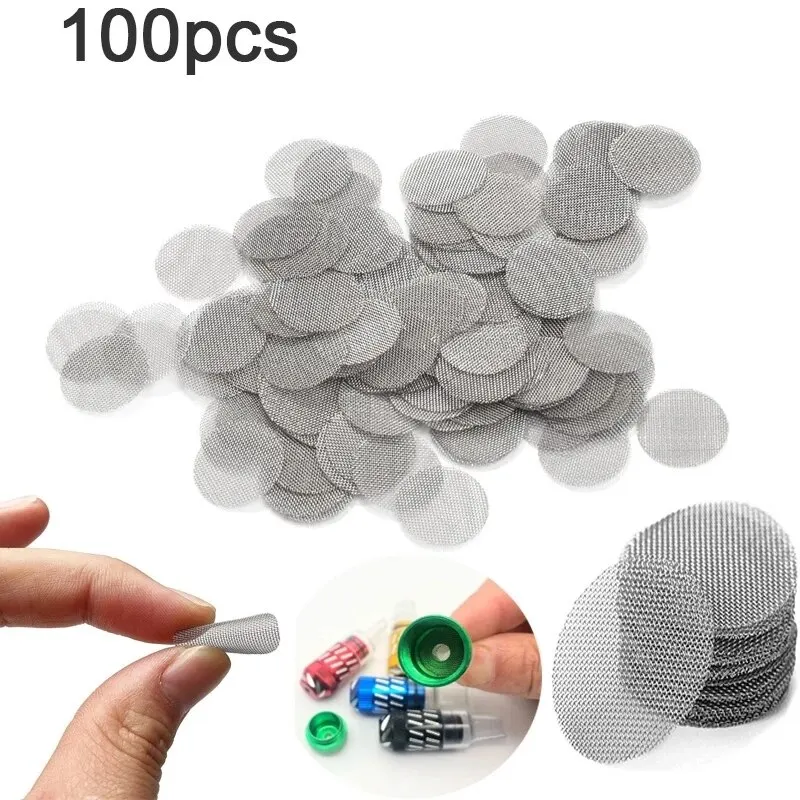 100pcs Combustion Net Water Pipe Filter Mesh Thickened Gauze Hookah ...