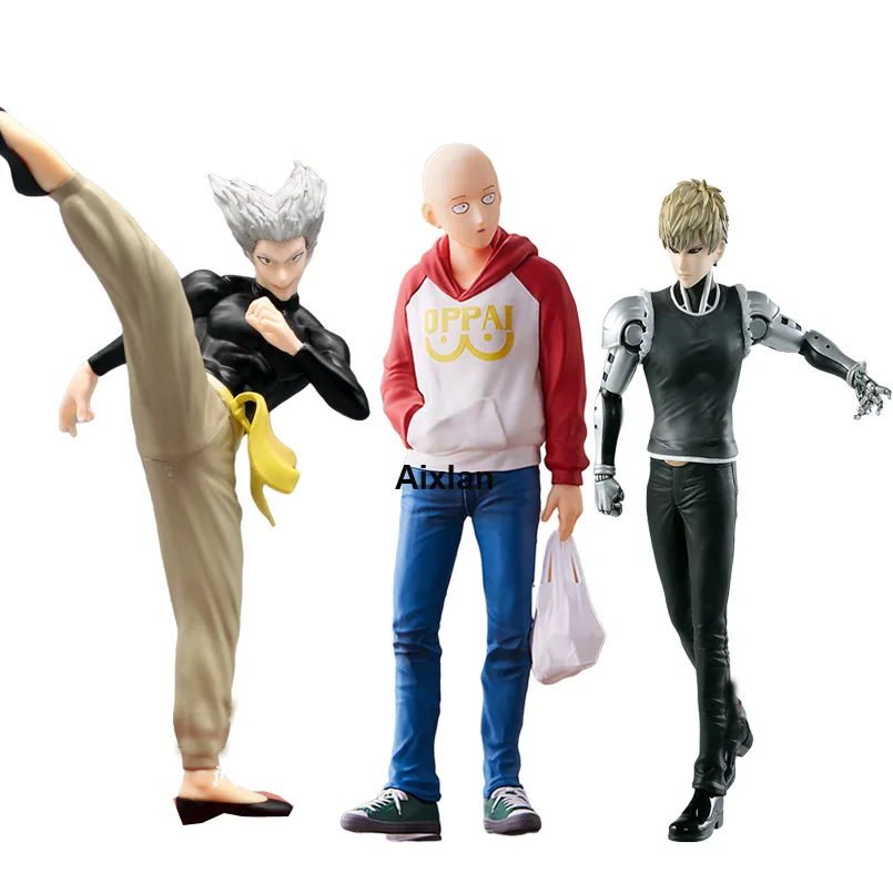 19-Cm-Anime-ONE-PUNCH-MAN-Figure-Garou-Genos-Tatsumaki-mobile-Saitama ...