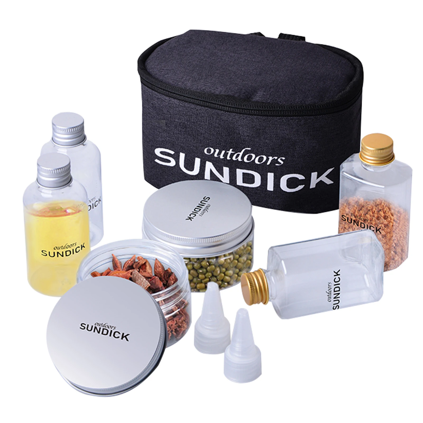 6pcs-BBQ-Spice-Sugar-Salt-Pepper-Condiment-Jar-Bottle-with-Carry-Bag ...