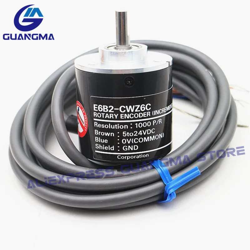 1PCS 100% NEW Rotary Encoder E6B2-CWZ6C 10 20 30 40 50 60 100 200 300 ...