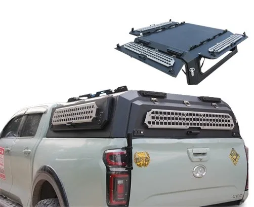 4x4-Waterproof-8FT-Steel-Pickup-Hardtop-Topper-Camper-Truck-Canopy-for ...