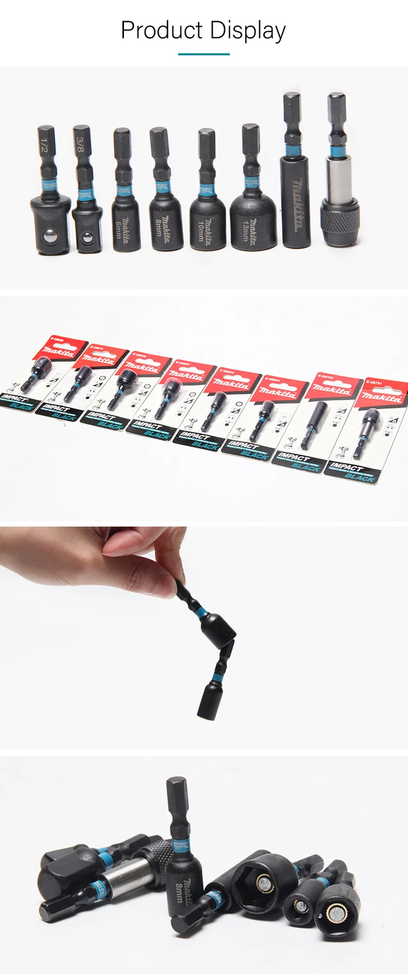 Cle a cliquet,jeu d'embouts à manchon magnétique à Impact, douille ...