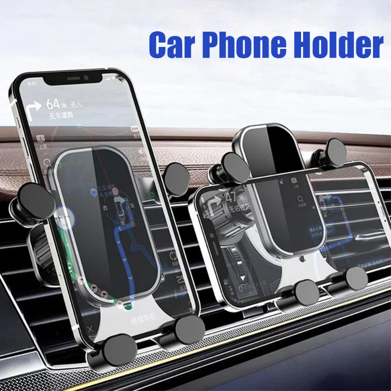 Universal-Car-Phone-Holder-Gravity-Mobile-Stand-GPS-Support-Hands-Free ...