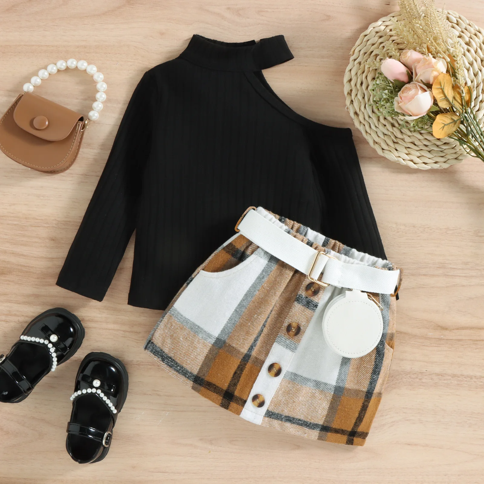 Autumn Fashion Kid Girls Clothes Set Children Outfit Long Sleeve ...