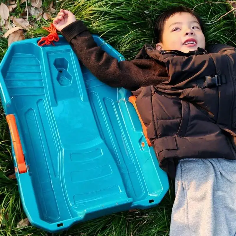 Slide Sledge Snow Sledge High Performance Toboggan With Pull Sledge ...