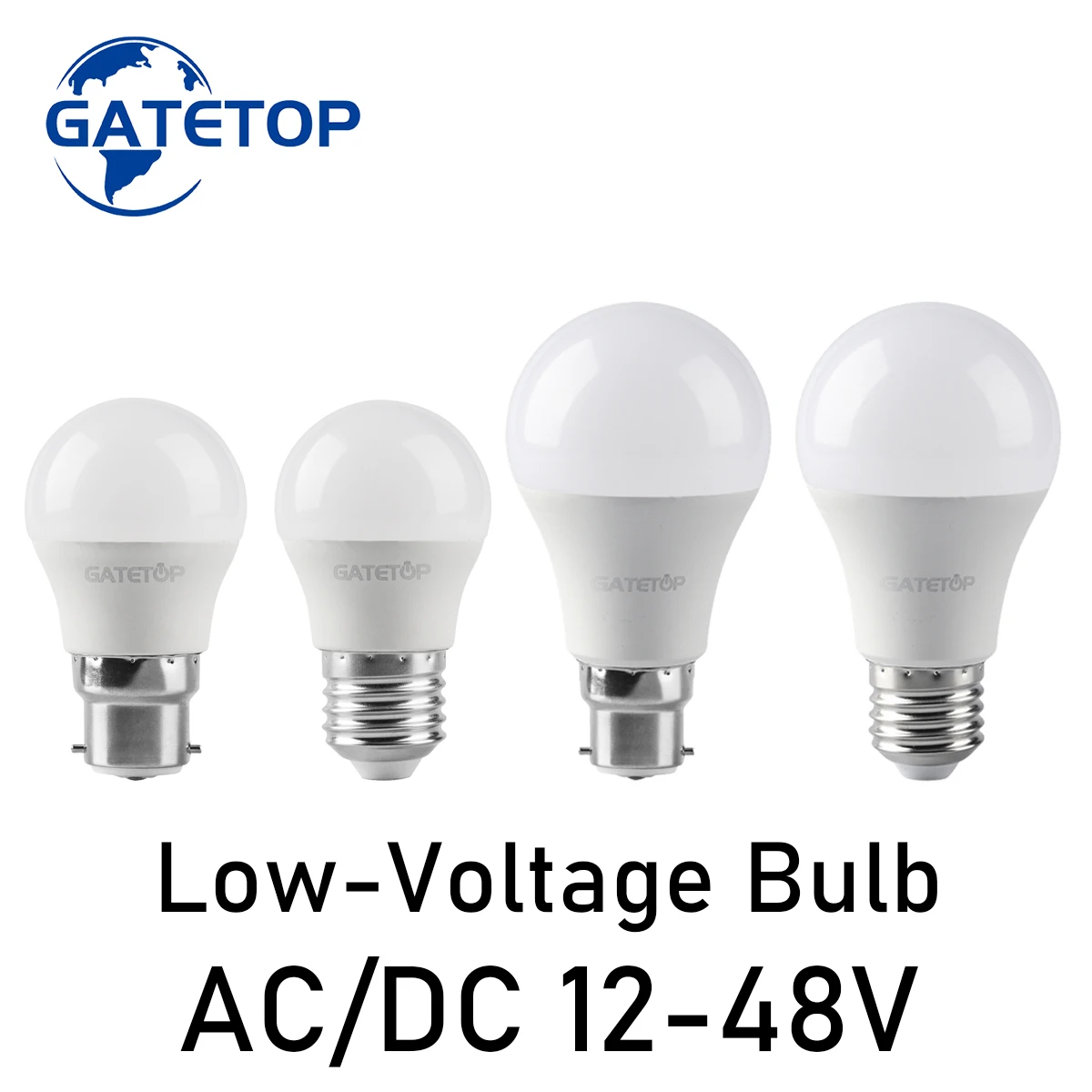 Low-voltage LED Bulb AC/DC12V 24V 36V 48V E27 B22 10W Bombilla For ...