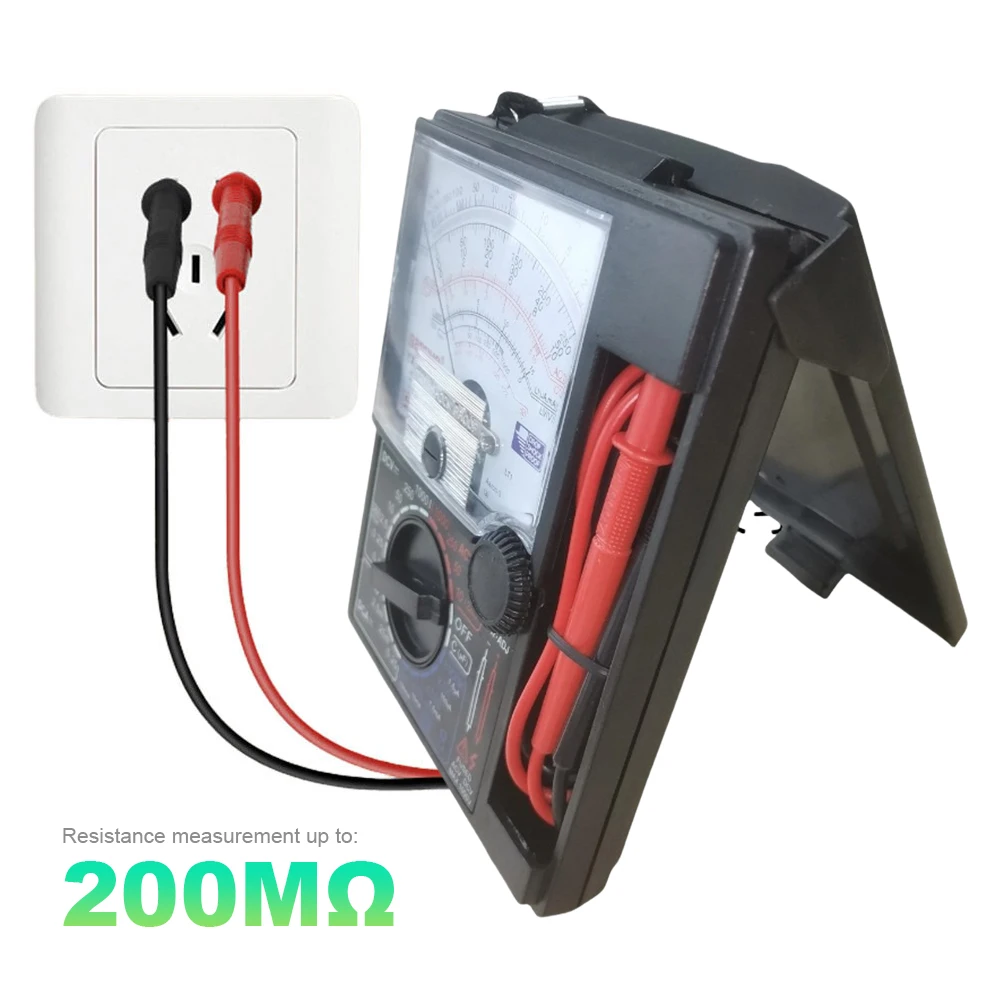 Analog-Multimeter-Tester-with-Buzzer-Test-Pen-Voltage-Current-Tester-DC ...