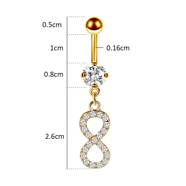 Infinity Belly Button Rings