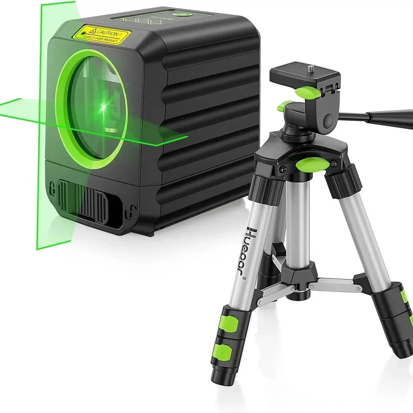 Huepar-Laser-Level-with-Aluminum-50CM-Tripod-Self-Leveling-Green-Beam ...