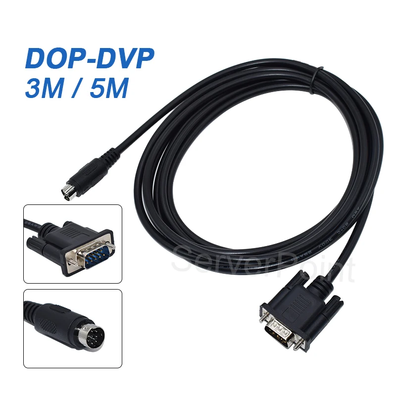 Well-Tested-DOP-DVP-3M-5M-For-Delta-PLC-Communication-With-HMI-Cable ...