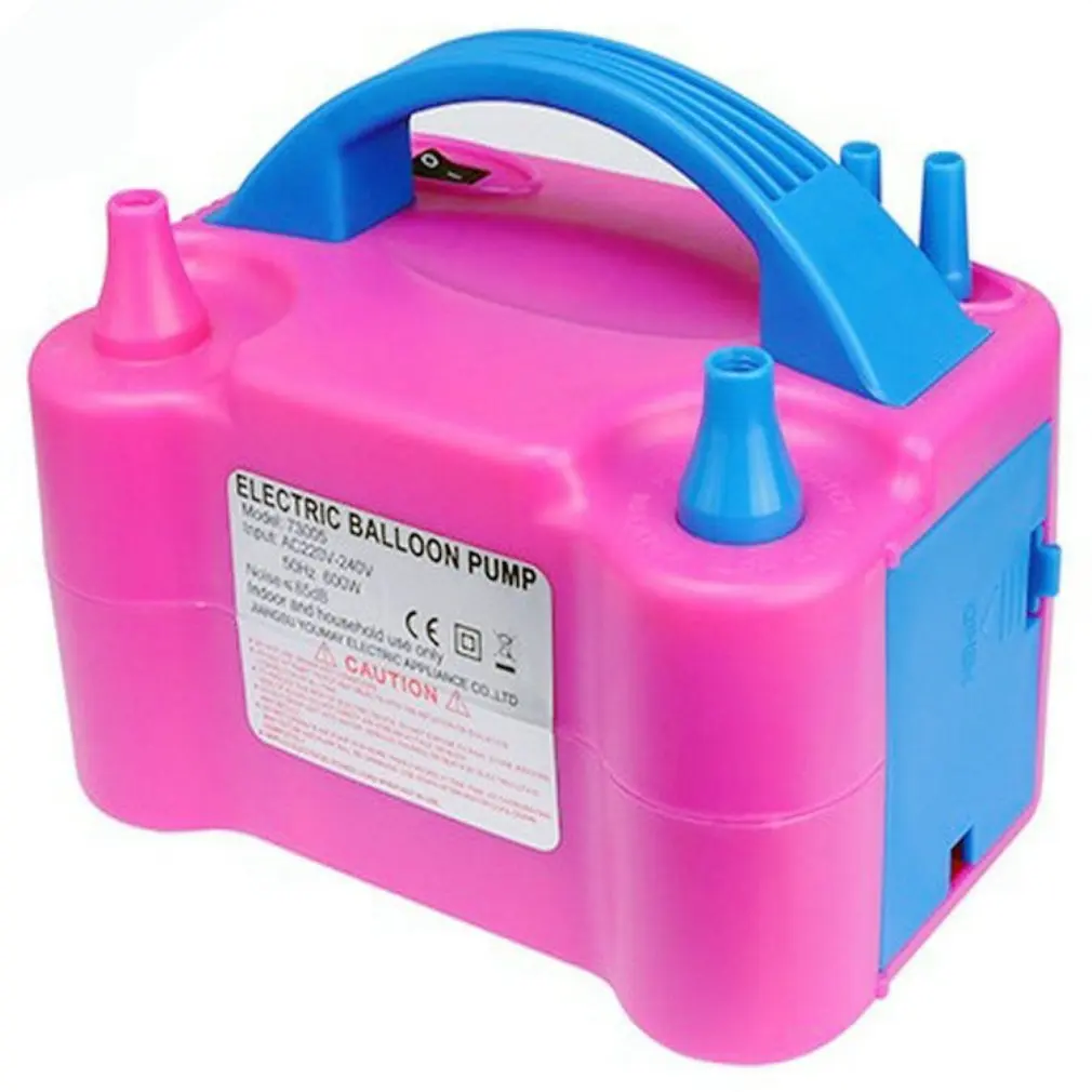 New-600W-Powerful-Electric-Inflatable-Balloon-Pump-Double-Hole-Fast ...