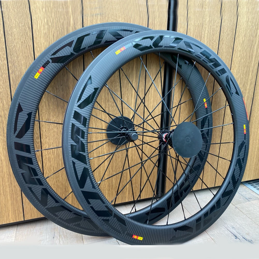 Road-Bicycle-Carbon-Wheels-3K-Twill-Carbon-Wheelset-50mm-60mm-T1000-Rim ...