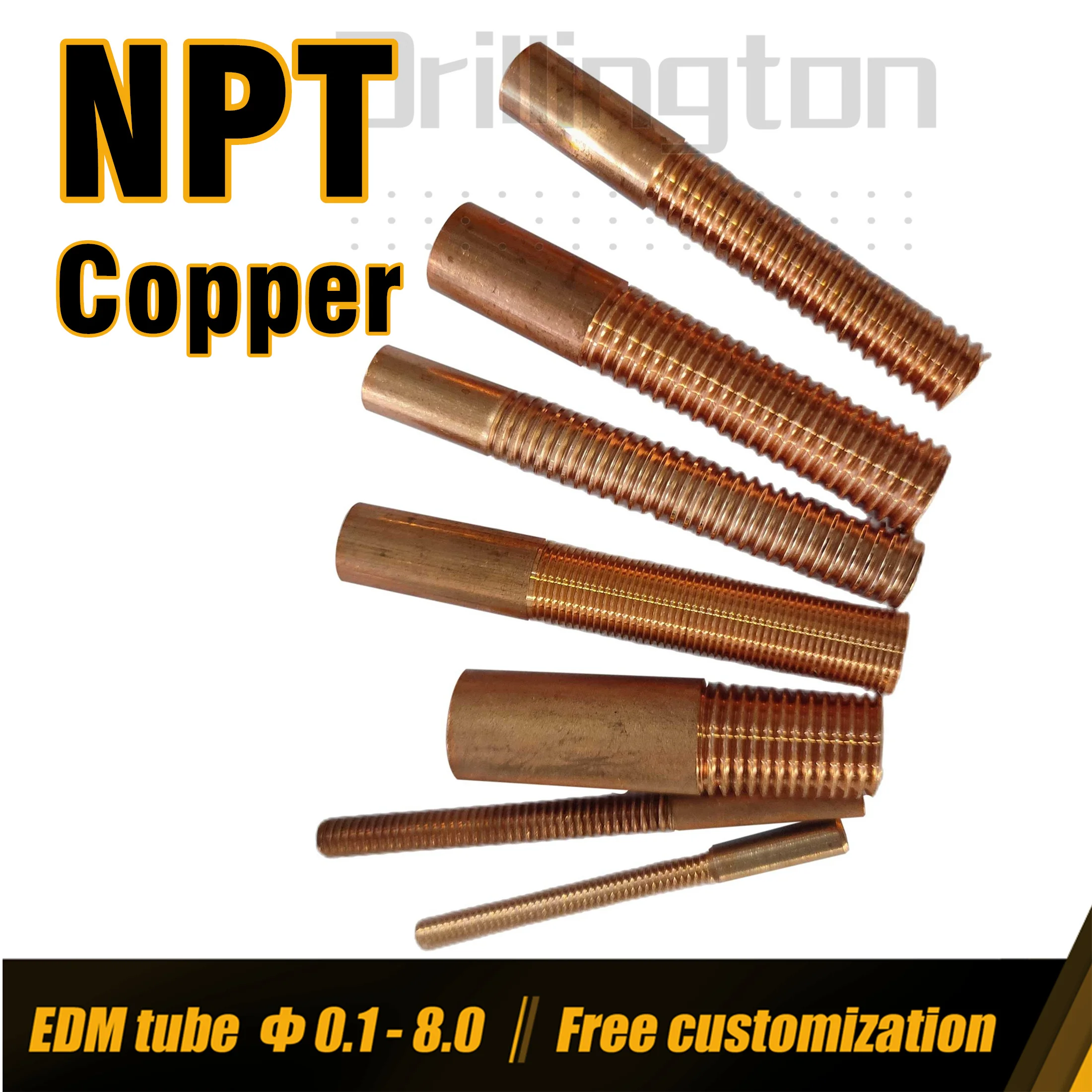 NPT-Tapping-Electrode-Copper-Thread-Tap-National-Pipe-Taper-Threaded ...