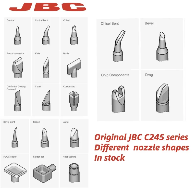 C245-JBC-Original-Soldering-Iron-Tips-High-Quality-Precision-Tools-Fit ...
