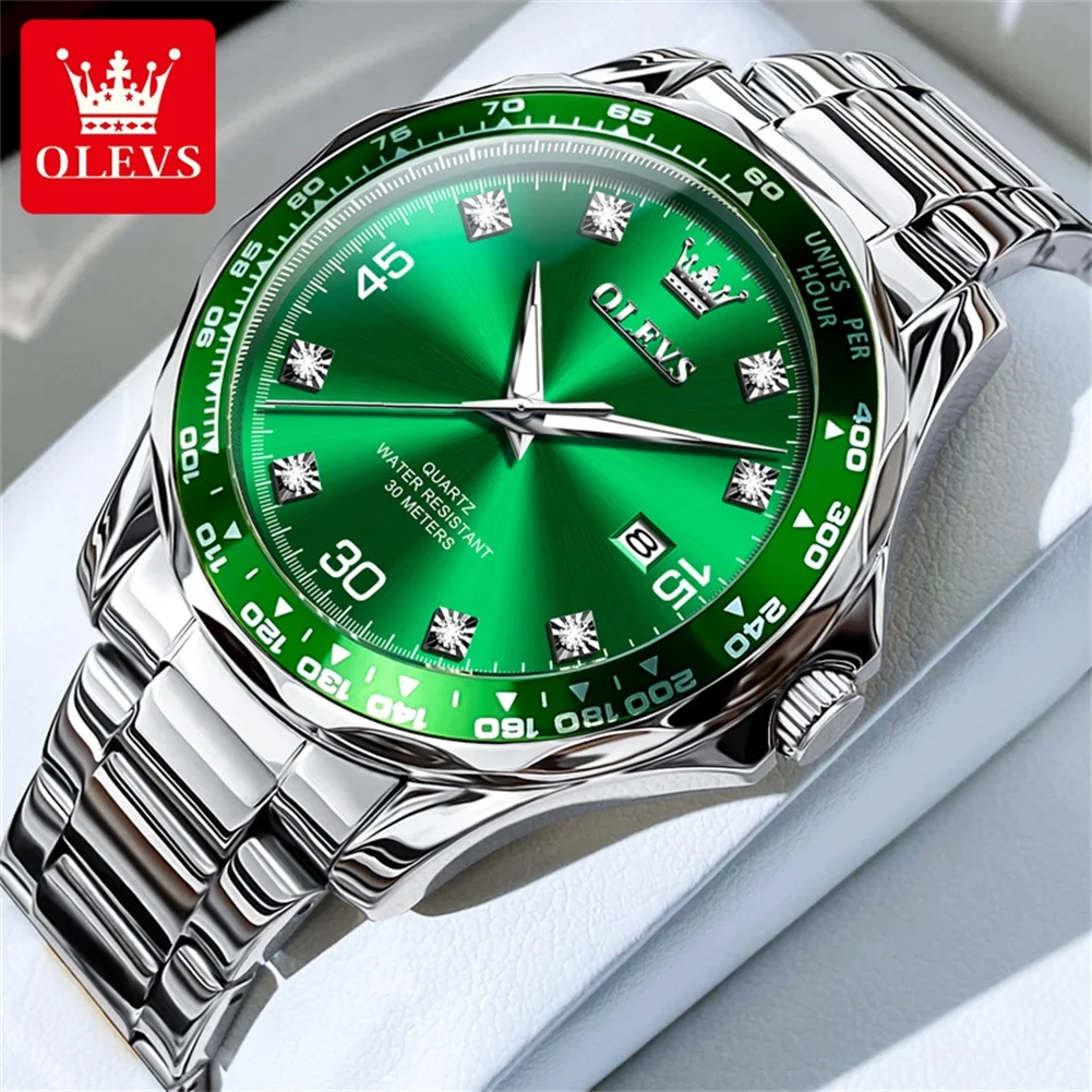 OLEVS-9988-Original-Men-s-Quartz-Watch-Fashion-Luxury-Green-Water-Ghost ...