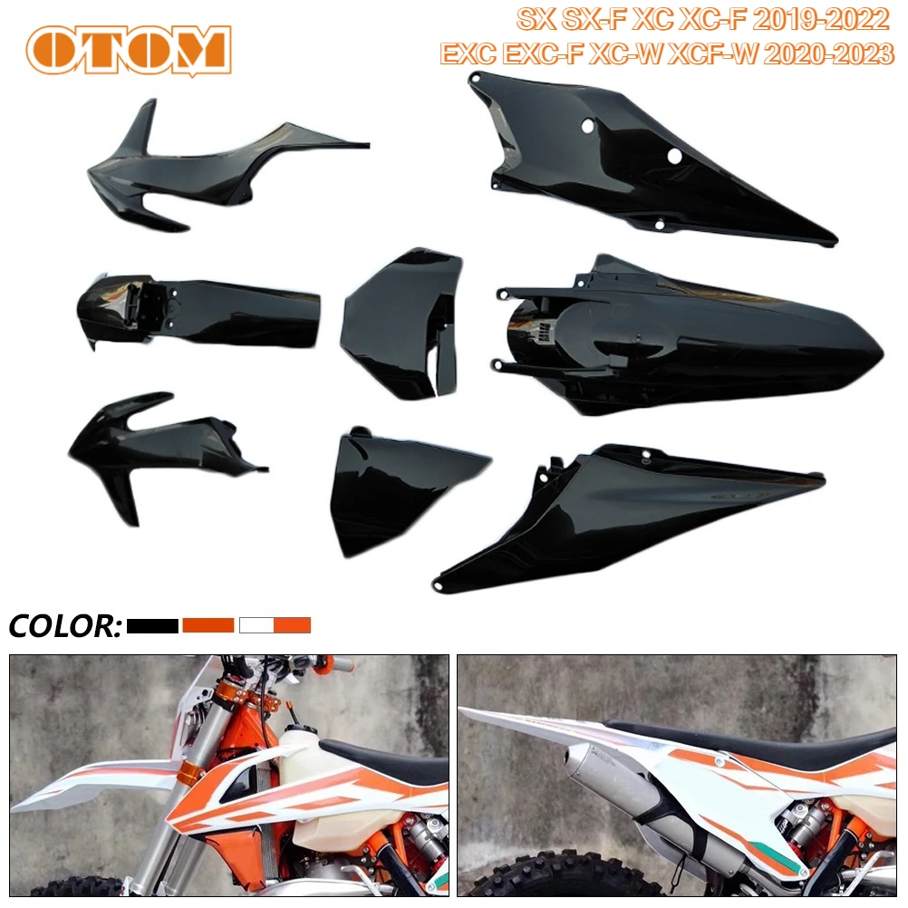 Plastic Kit Motorcycle Front Rear Fender Rad Shrouds Side Panels Front ...