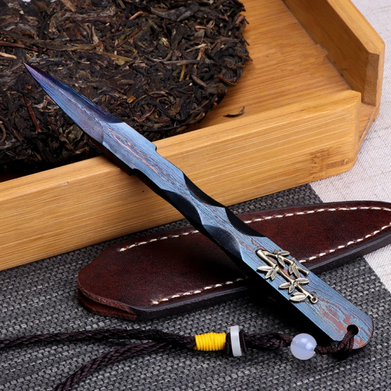 Stainless-Steel-Tea-Knife-Kung-Fu-Tea-Cutter-Tea-Needle-Handmade ...