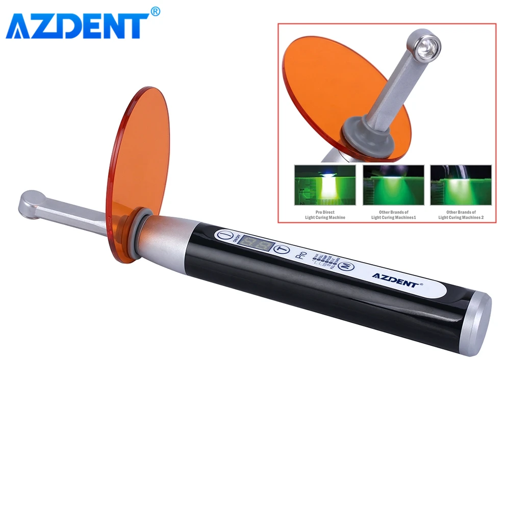 AZDENT luz LED de curado Dental, instrumento de odontología, 1 segundo ...