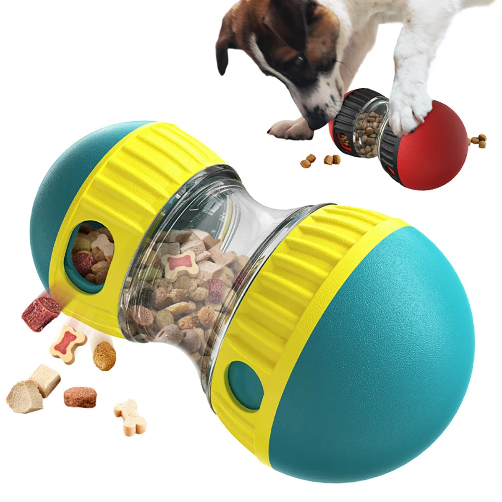 Dog-Slow-Feeder-Ball-Bite-resistant-Toy-Food-Dispenser-Bowl-Treat ...