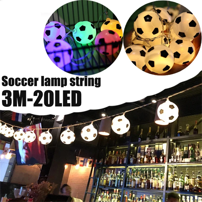 LED-String-Light-Football-Soccer-Ball-Shaped-Fairy-Light-Decor-40-Bulbs ...