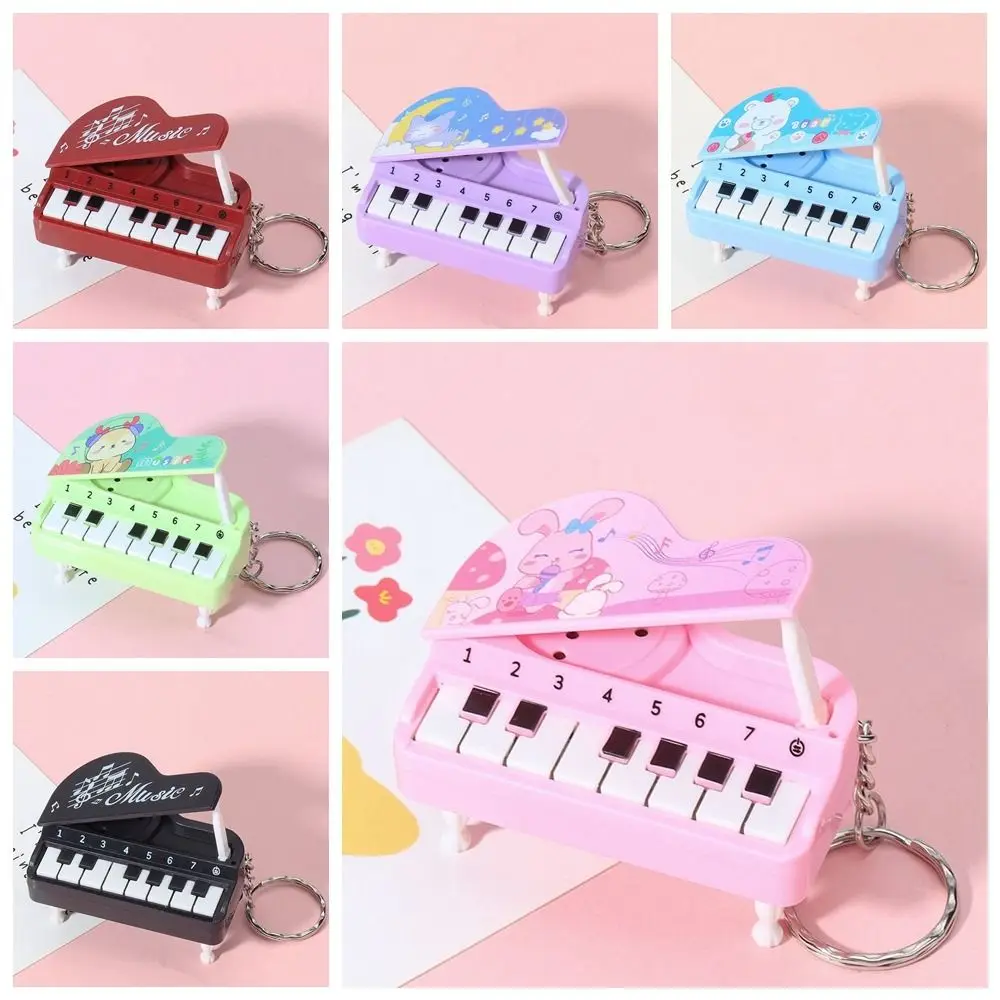 Mini-Lovely-Creative-Cartoon-Music-Electronic-Piano-Keychains-Couple ...