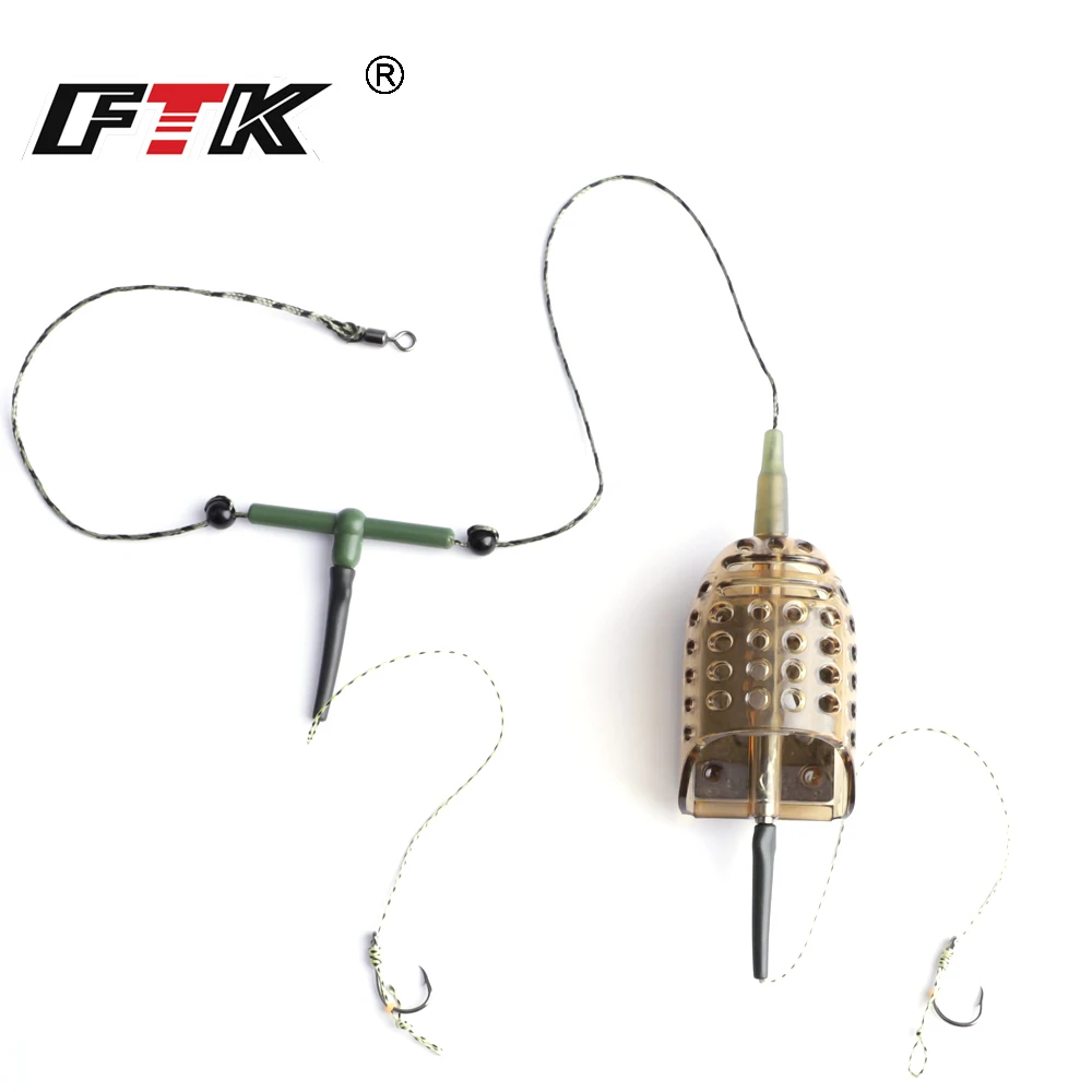 FTK-Feeders-Fishing-Bait-Feeders-Feeder-Bait-Feeder-Tool-Fishing-Bait-Holder-Inline-Method ...