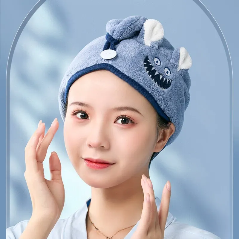 Little-Monster-Hair-Drying-Cap-Quick-Dry-Hair-Wash-Hair-Wipe-Tower ...