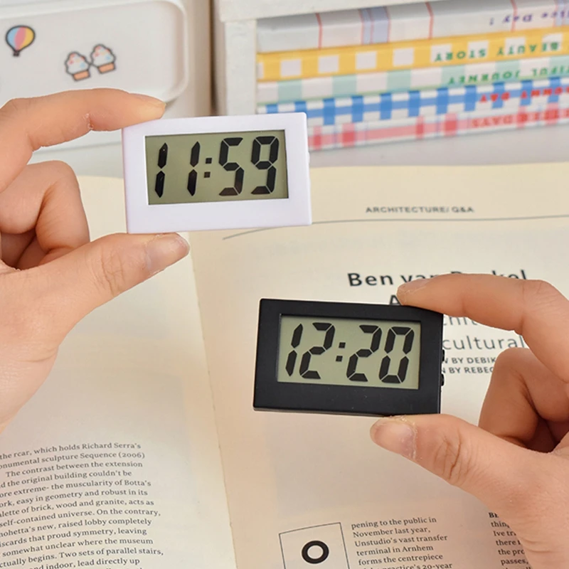 Mini Deskotp Clocks LED Digital Clock Alarm Student Timer Supplies Room ...