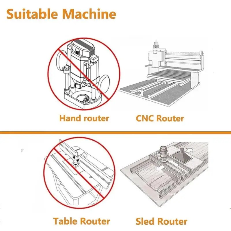 Y1UD Insert Milling Cutter V Grooves Routers Bit For Woodworking With ...