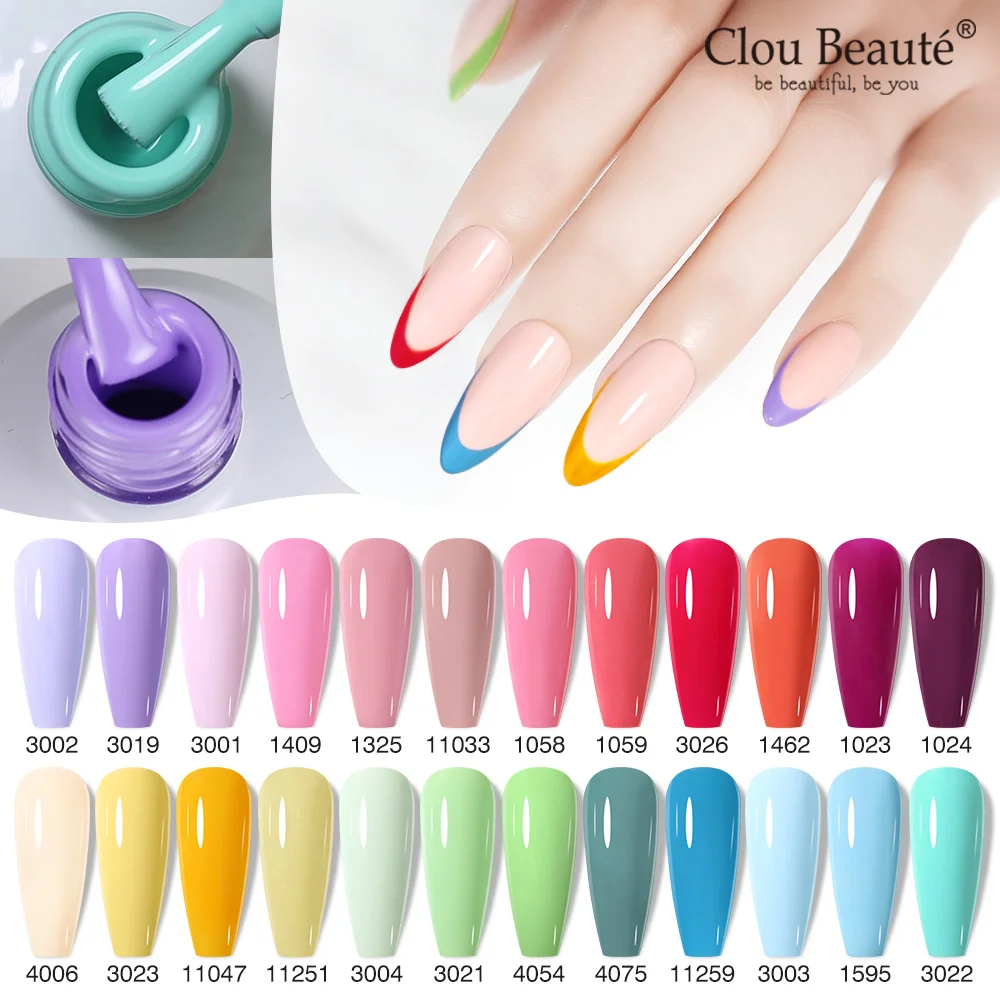 Clou Beaute HEMA TPO FREE UV Gel Nail Polish Varnis Semi Permanent High ...